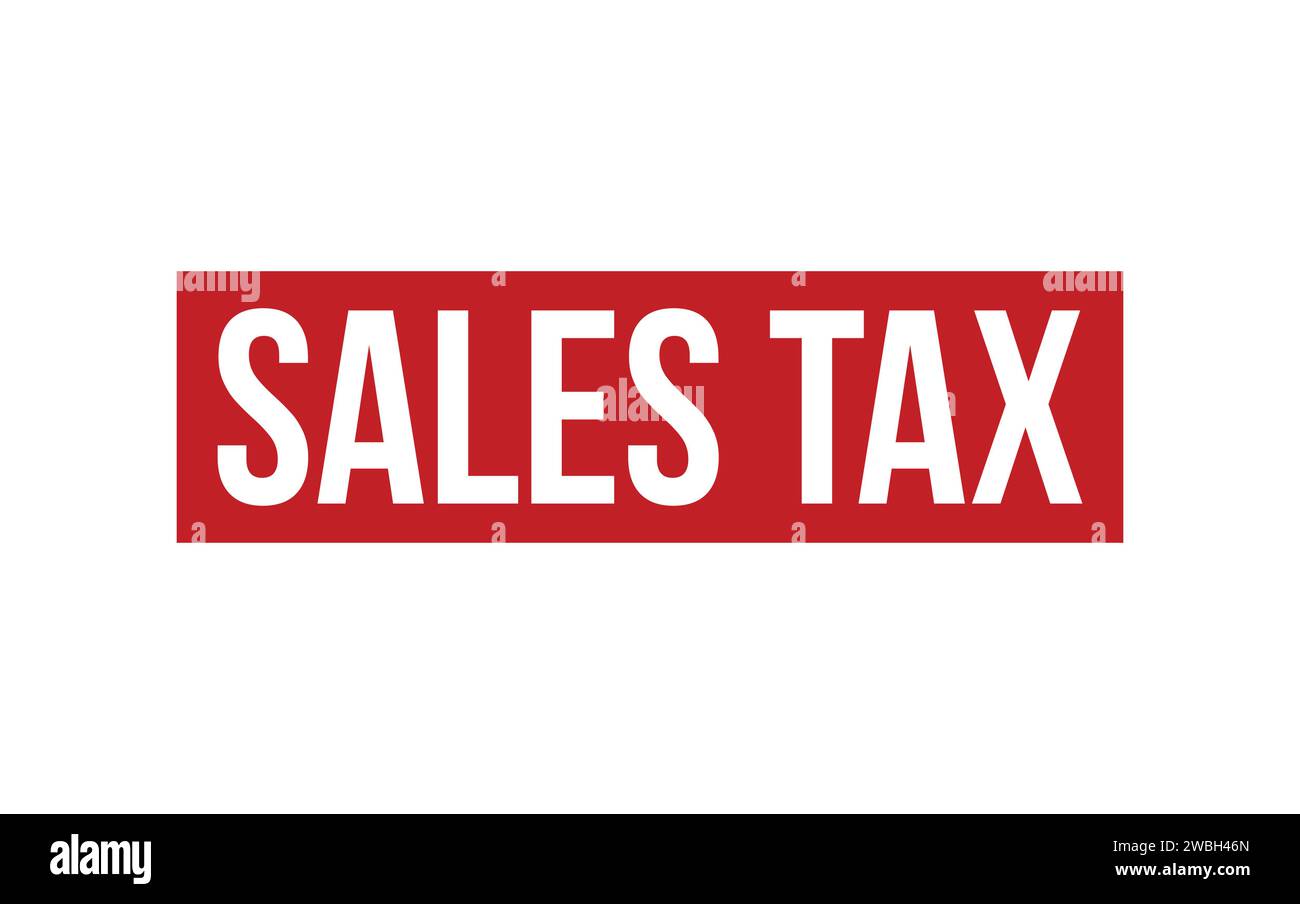 Sales tax stamp Stock Vector Images - Alamy