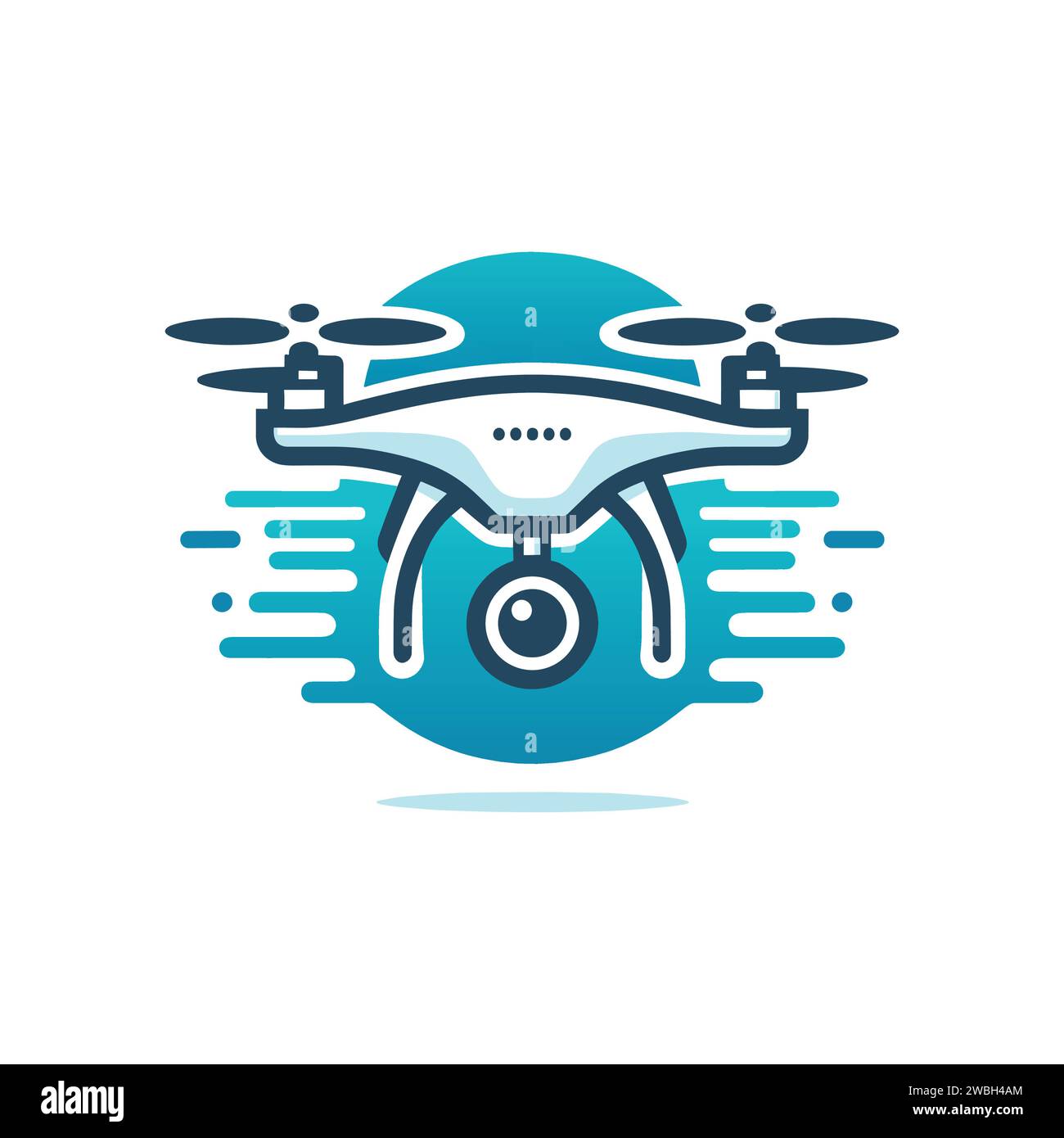 Drone logo design Stock Vector Image & Art - Alamy