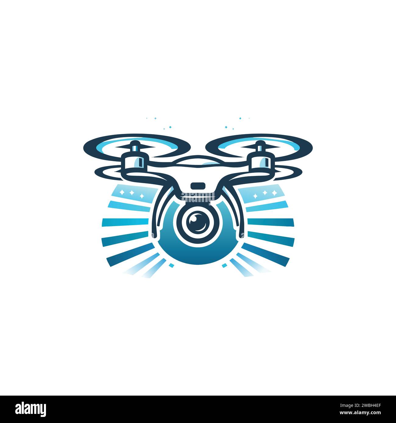 Drone logo design Stock Vector Image & Art - Alamy