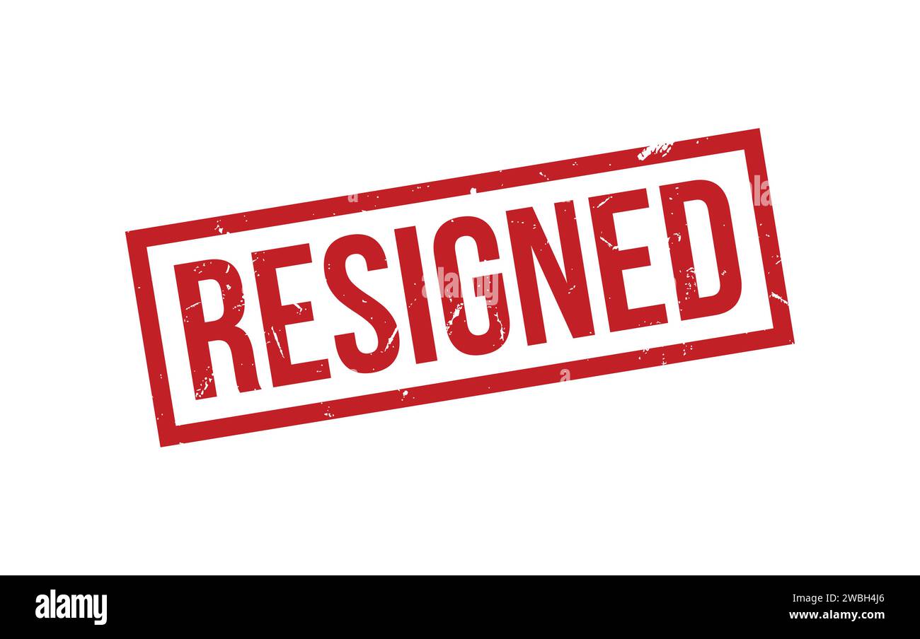 Resigned stamp Stock Vector Images - Alamy