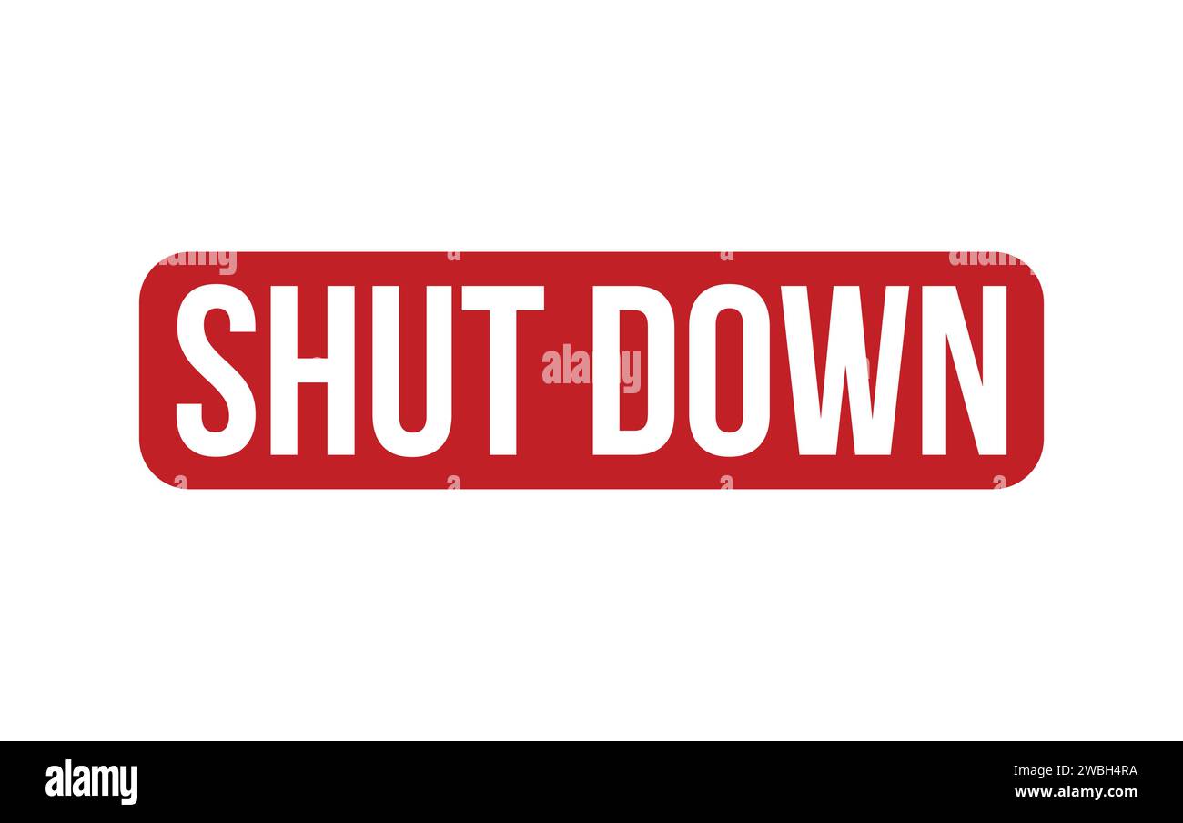 Shut down vector vectors hi-res stock photography and images - Alamy