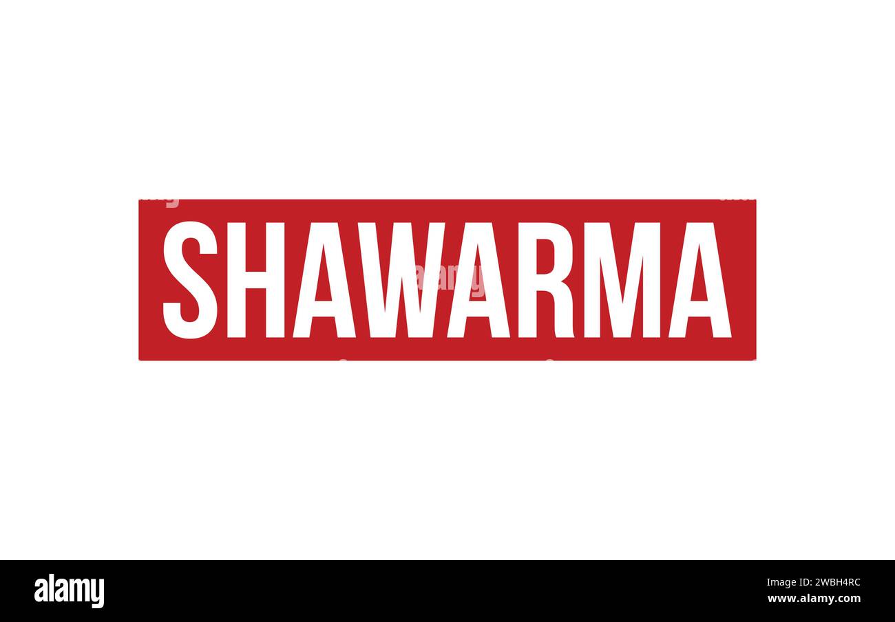 Shawarma rubber stamp Stock Vector Images - Alamy