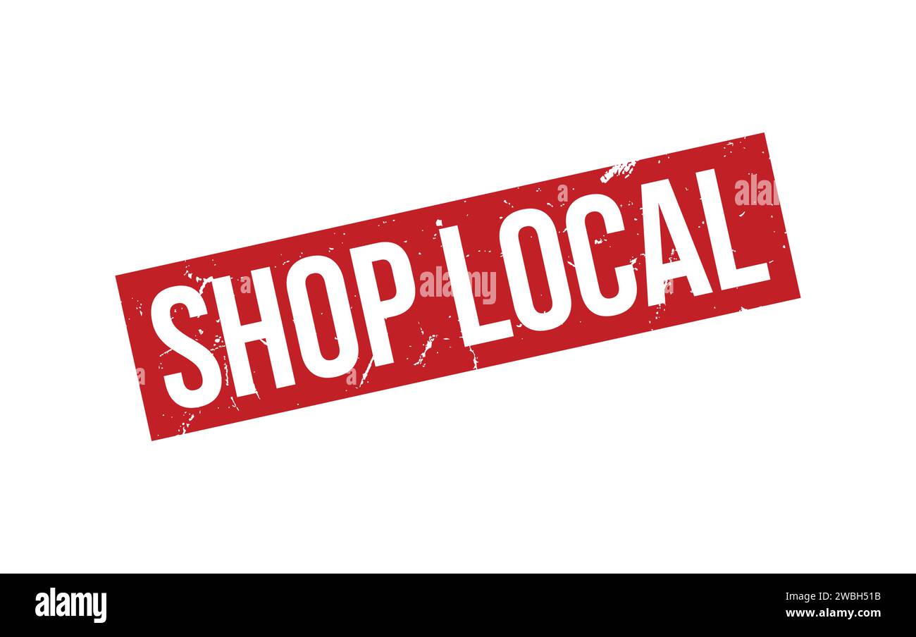 Shop Local Stamp. Shop Local Rubber grunge Stamp Seal Stock Vector ...