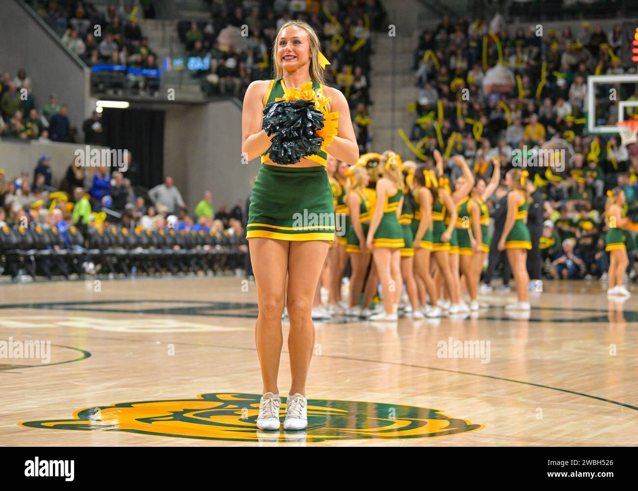 Waco, Texas, USA. 9th Jan, 2024. Baylor Bears cheerleaders during the ...