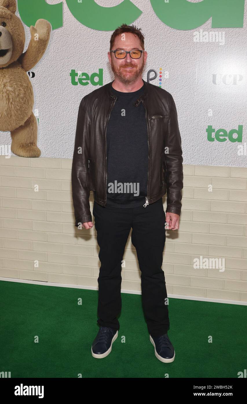 Los Angeles, Ca. 10th Jan, 2024. Scott Grimes at PeacockÕs Ted Series ...