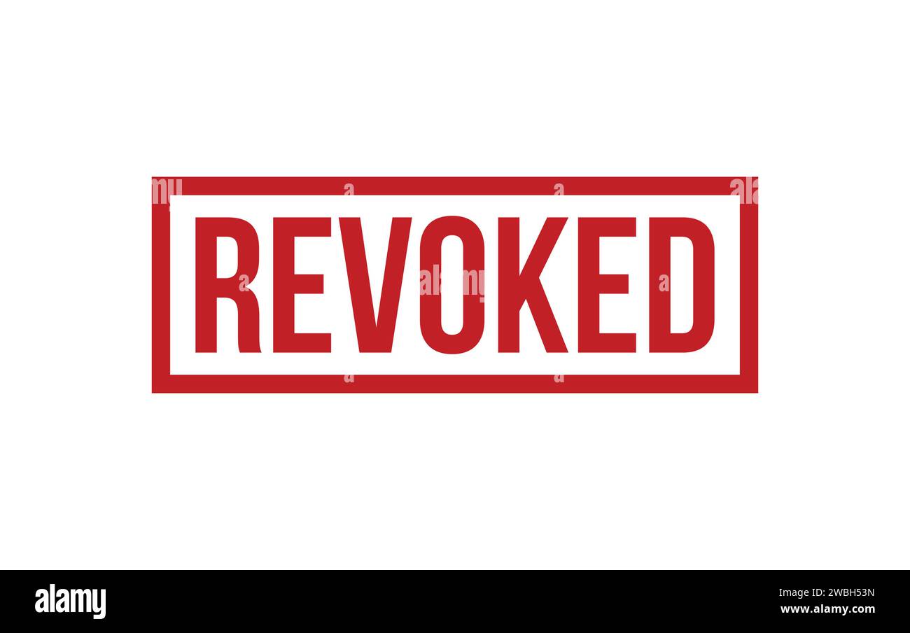 Revoked label hi-res stock photography and images - Alamy