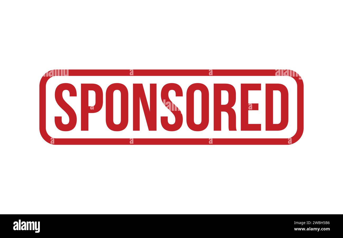 Sponsored rubber stamp Stock Vector Images - Alamy