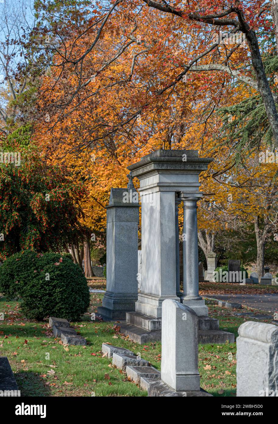 Hollywood Cemetery in Richmond Virginia is a historic cemetery Stock ...