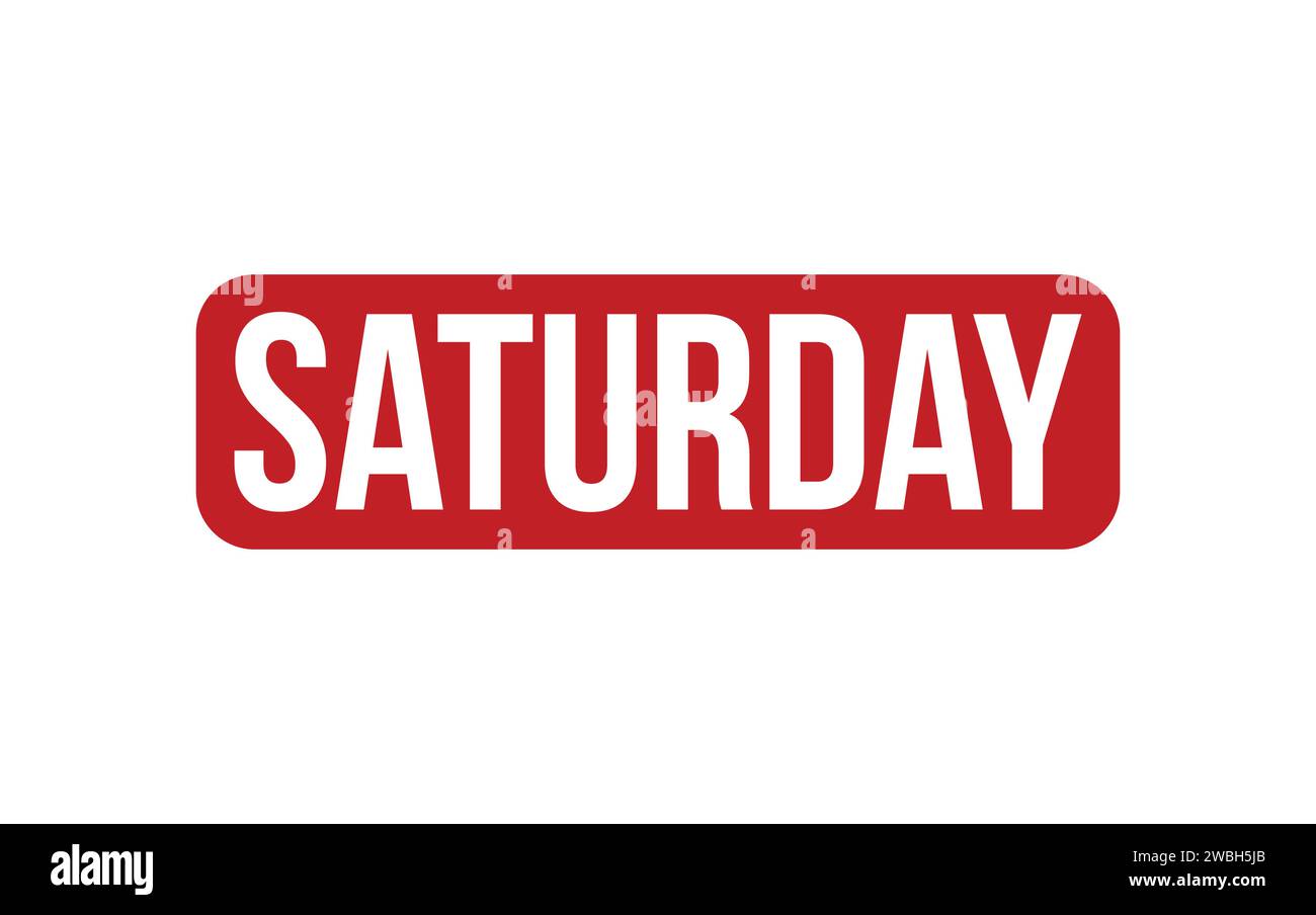 Saturday stamp hi-res stock photography and images - Alamy