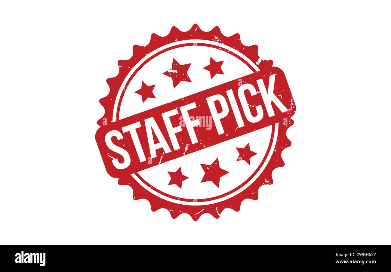 Staff Pick Stamp. Red Staff Pick Rubber grunge Stamp Stock Vector Image & Art - Alamy