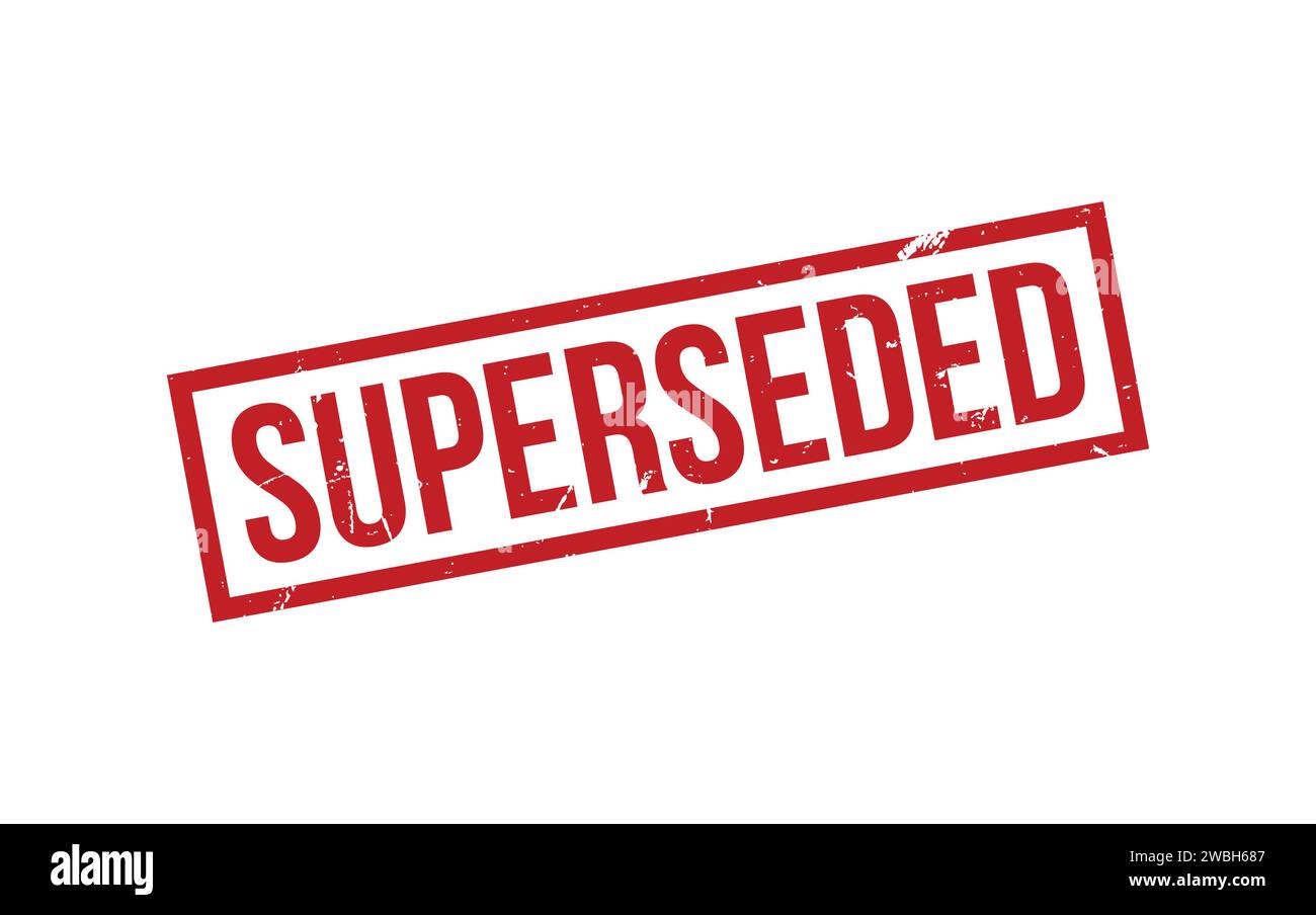 Superseded rubber stamp hi-res stock photography and images - Alamy