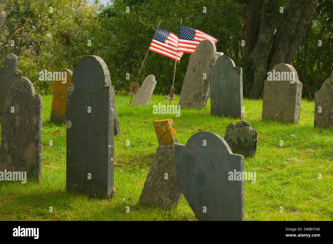 American colonial cemetery hi-res stock photography and images - Alamy