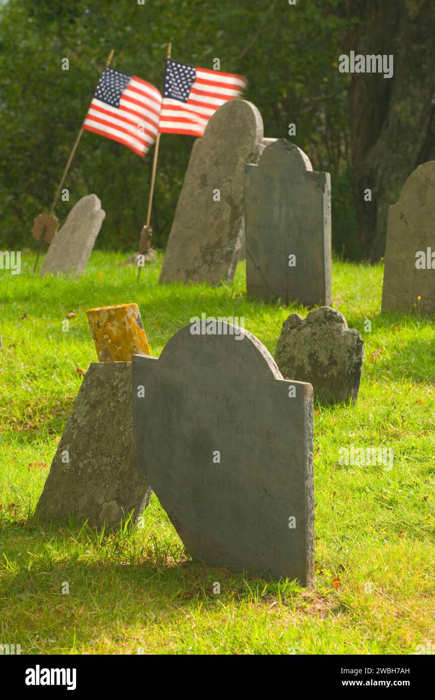 American colonial cemetery hi-res stock photography and images - Alamy