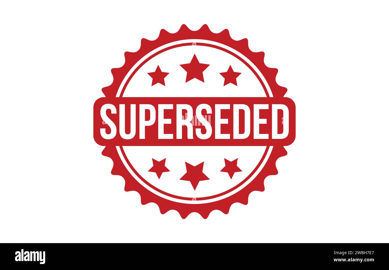 Superseded rubber stamp hi-res stock photography and images - Alamy