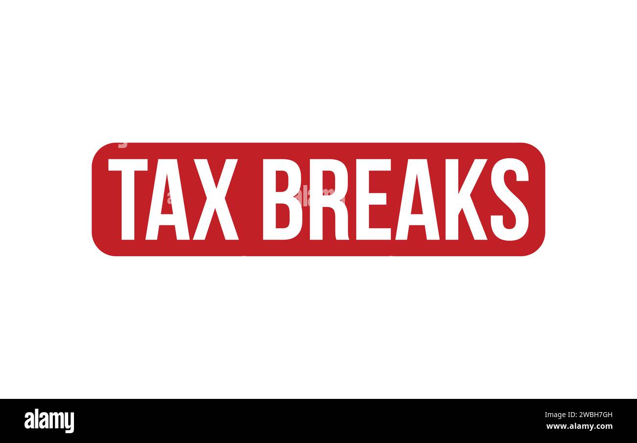 Tax Breaks Stamp. Red Tax Breaks Rubber grunge Stamp Stock Vector Image ...