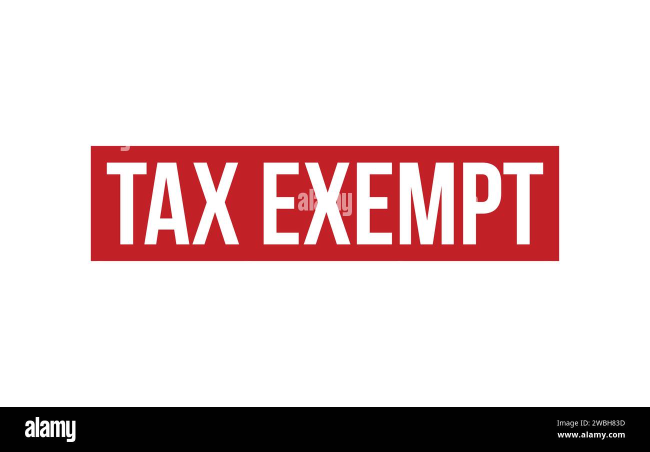 Tax exempt stamp hi-res stock photography and images - Alamy