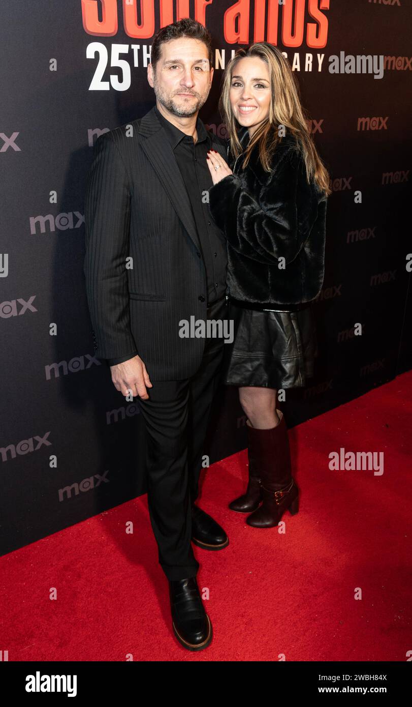 Jeffrey M. Marchetti (L) attends HBO's "The Sopranos" 25th anniversary ...