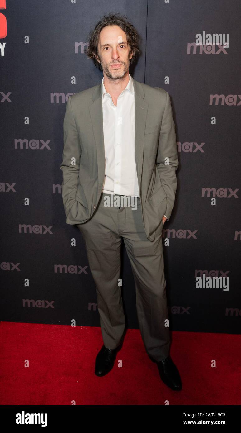 New York, USA. 10th Jan, 2024. Will Janowitz attends HBO's "The ...