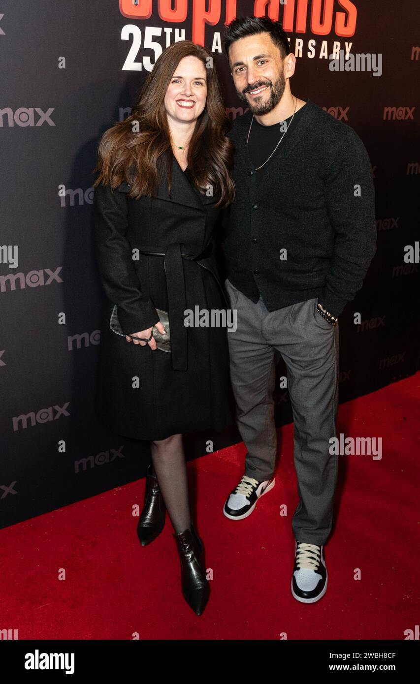 New York, USA. 10th Jan, 2024. Beth Cerbone and Jason Cerbone attend ...