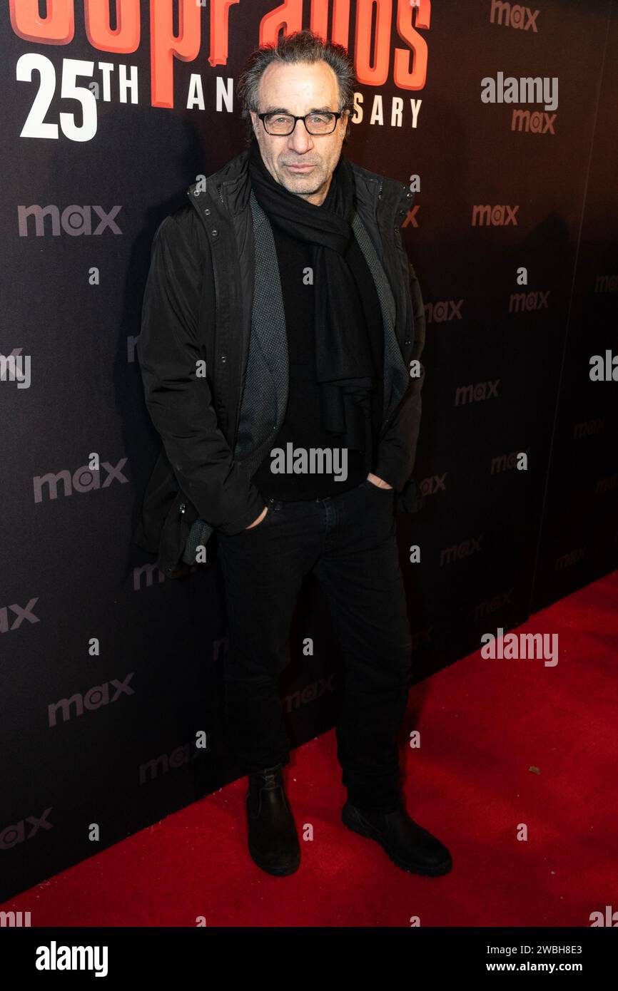 New York, USA. 10th Jan, 2024. Ray Abruzzo attends HBO's "The Sopranos ...