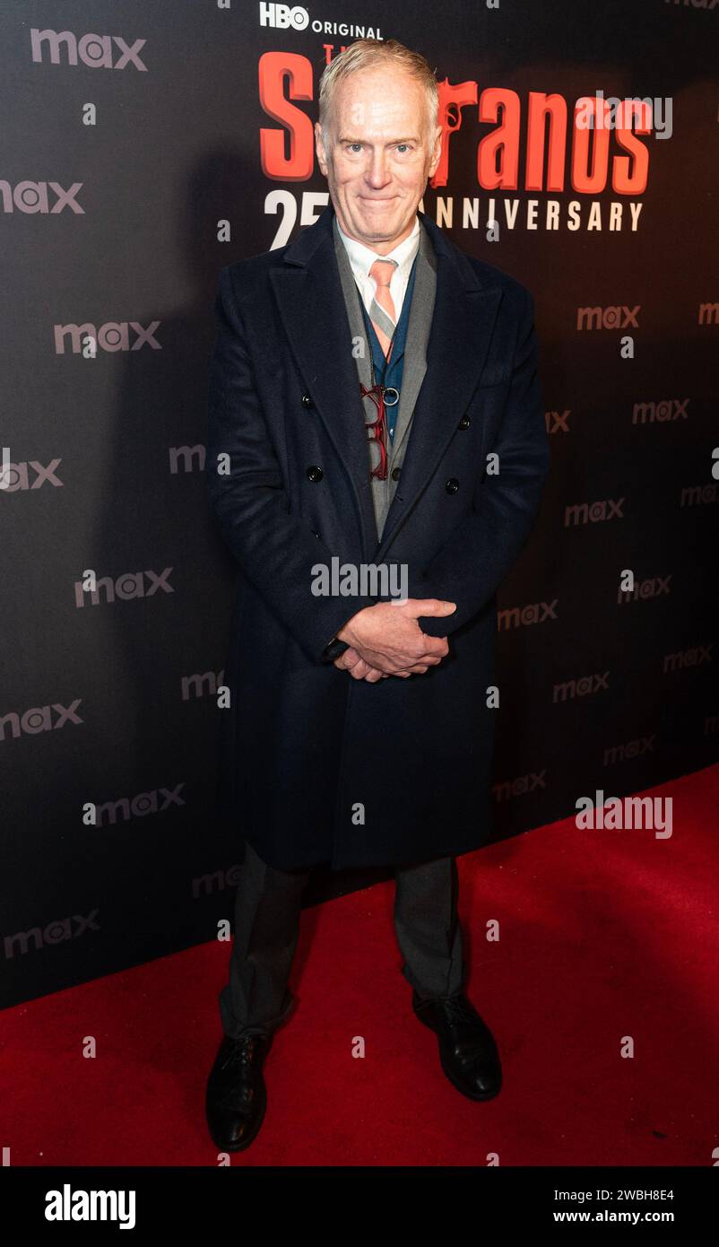 New York, USA. 10th Jan, 2024. Alan Taylor attends HBO's "The Sopranos ...
