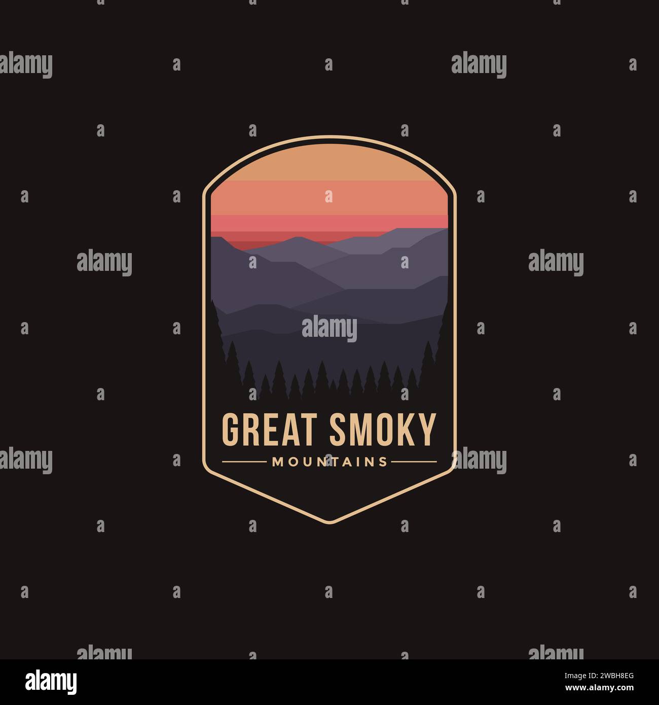 North carolina wild and scenic Stock Vector Images - Alamy