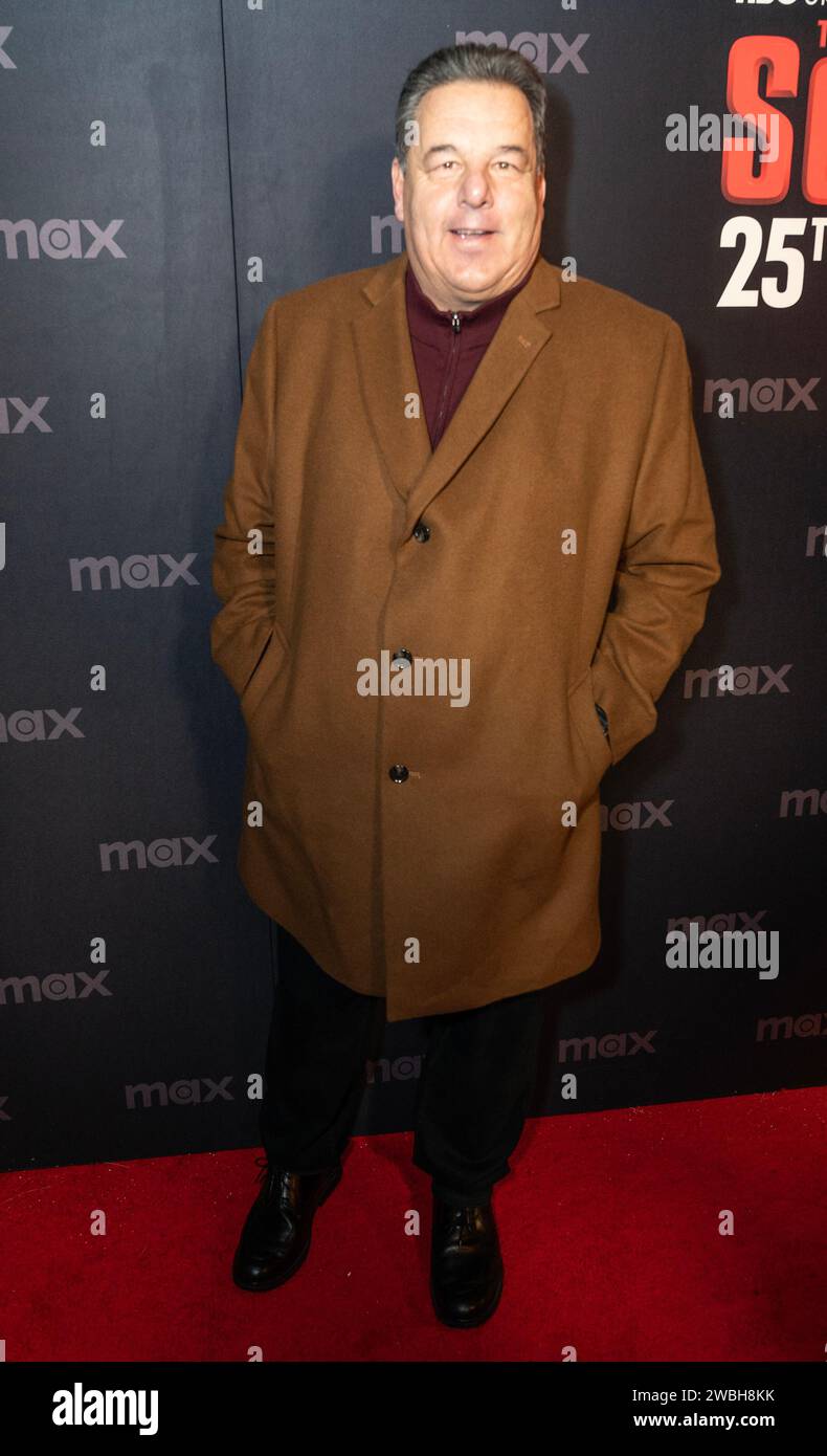 New York, USA. 10th Jan, 2024. Steve Schirripa attends HBO's "The ...