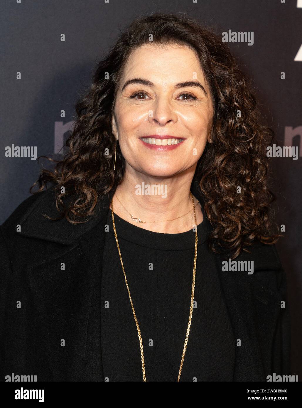 New York, USA. 10th Jan, 2024. Annabella Sciorra attends HBO's "The ...