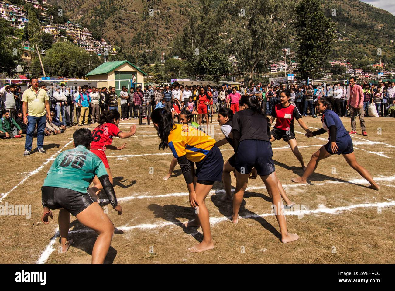 Women playing kabaddi hi-res stock photography and images - Alamy