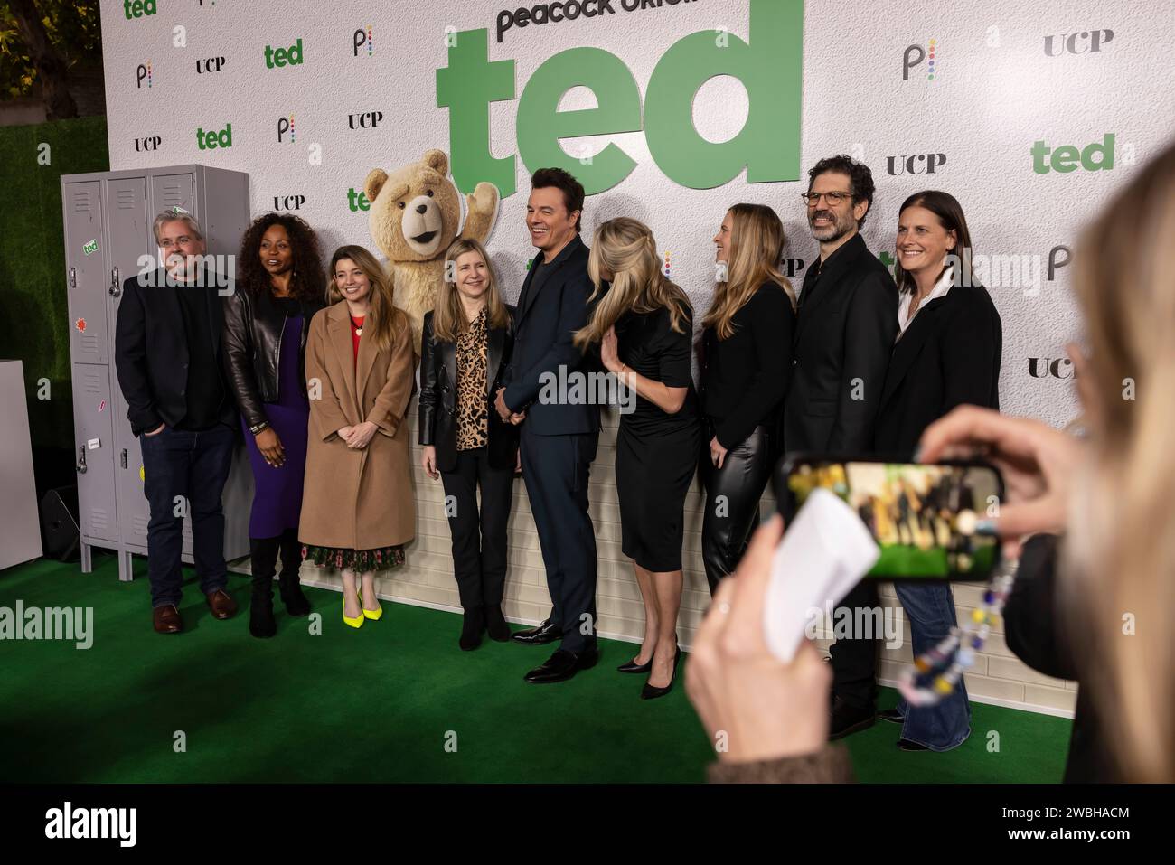 Los Angeles, USA. 10th Jan, 2024. Seth MacFarlane and show producers. Seth MacFarlane attends ...