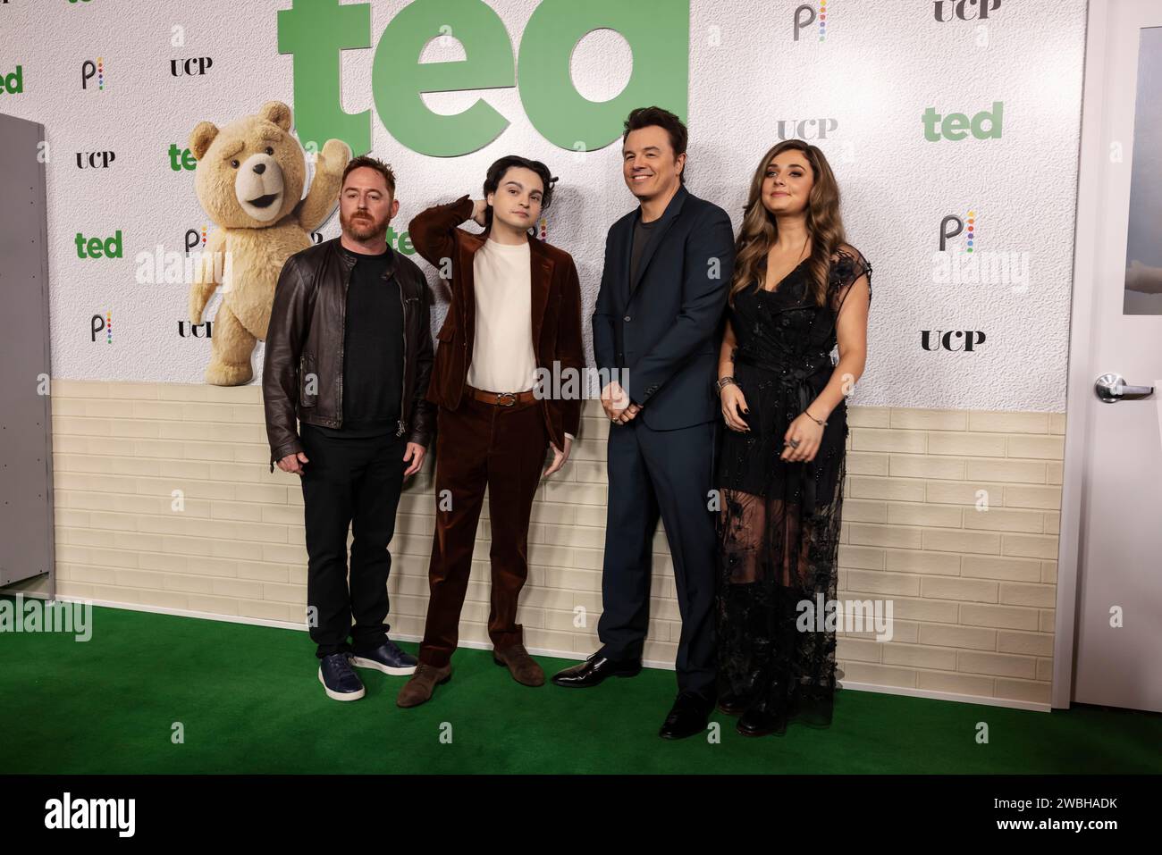 Los Angeles, USA. 10th Jan, 2024. Seth MacFarlane and show talent. Seth MacFarlane attends the ...