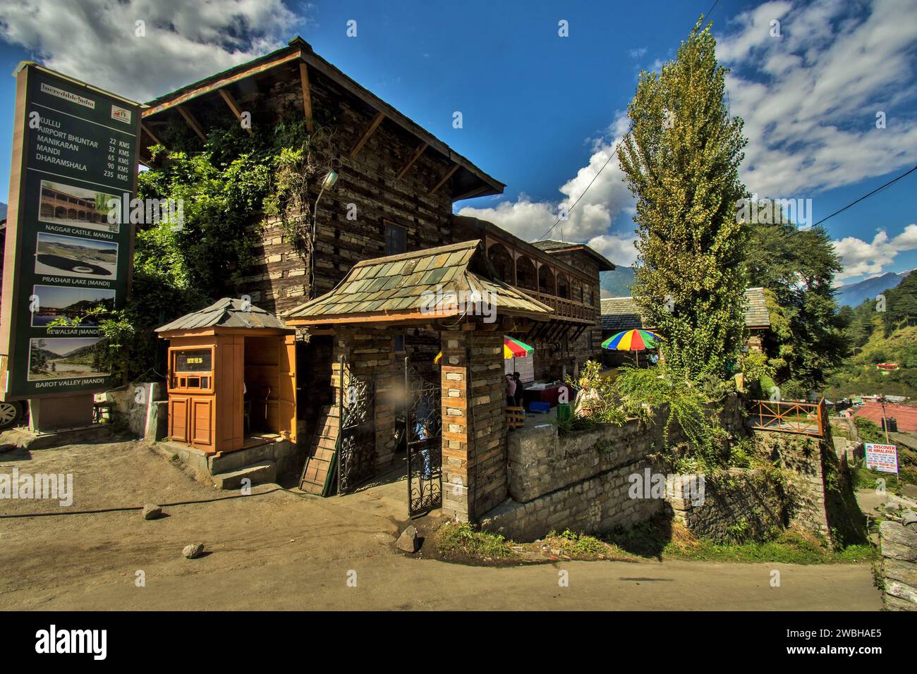 Castle Hotel, Naggar, Nagar, Kullu, Kulu, Himachal Pradesh, India, Asia ...