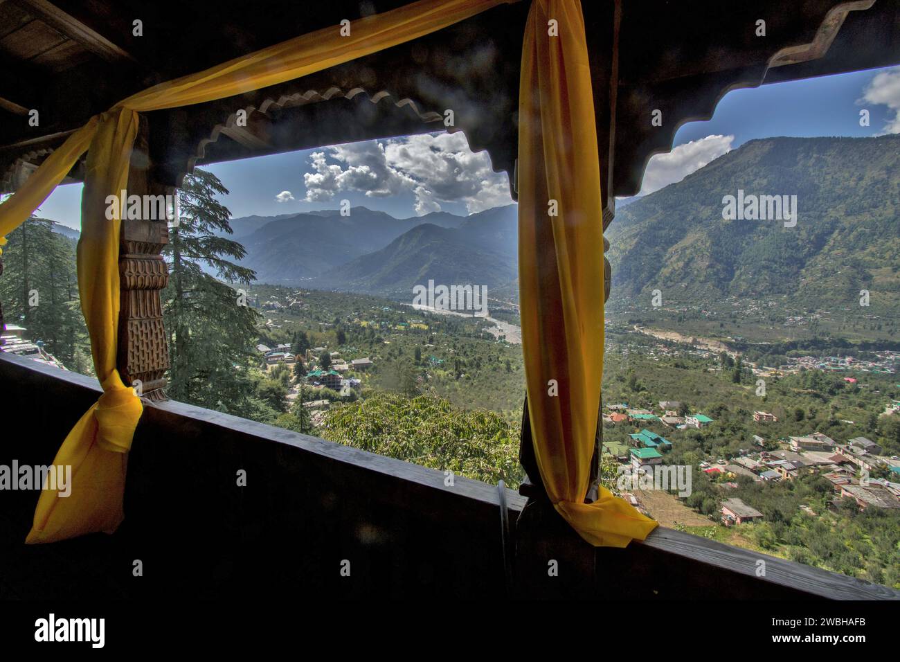 Castle Hotel, Naggar, Nagar, Kullu, Kulu, Himachal Pradesh, India, Asia ...