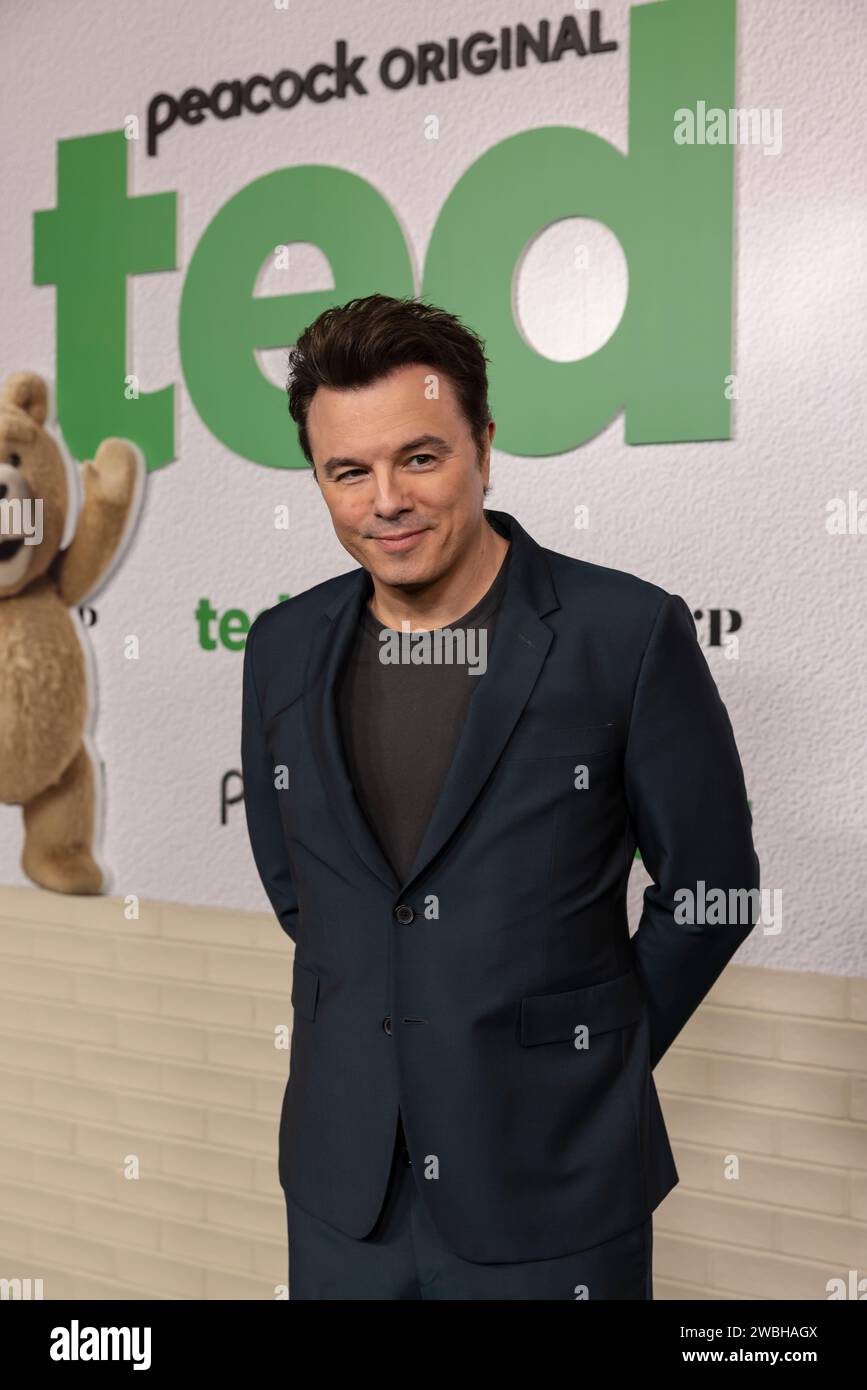 Los Angeles, USA. 10th Jan, 2024. Seth MacFarlane. Seth MacFarlane attends the arrivals of ...