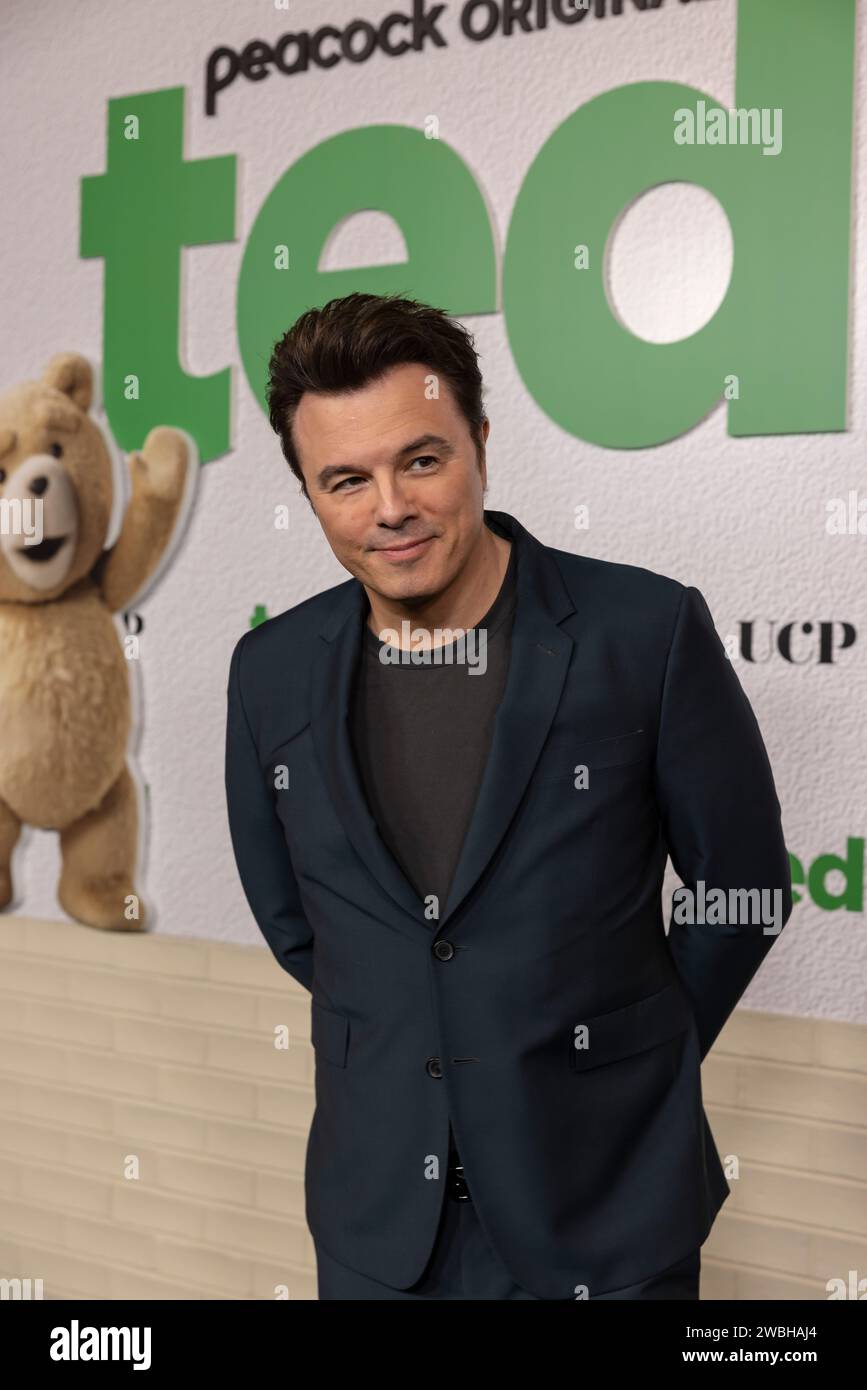 Los Angeles, USA. 10th Jan, 2024. Seth MacFarlane. Seth MacFarlane attends the arrivals of ...