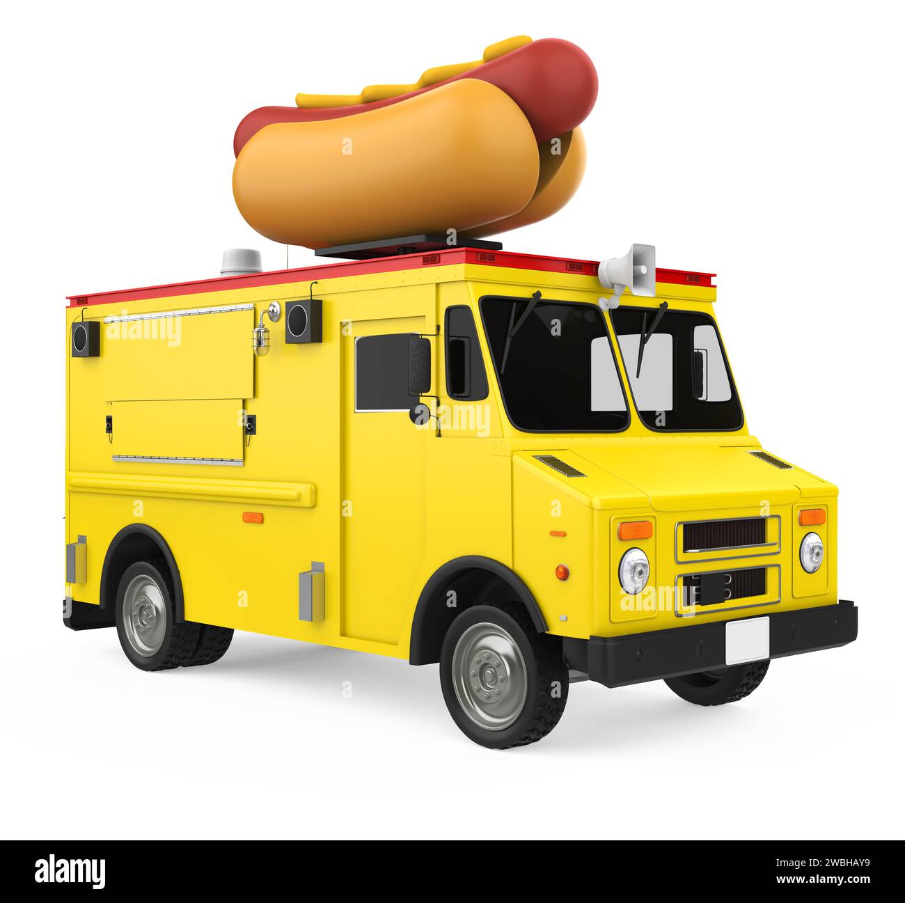 Hot dog truck icon Cut Out Stock Images & Pictures - Alamy