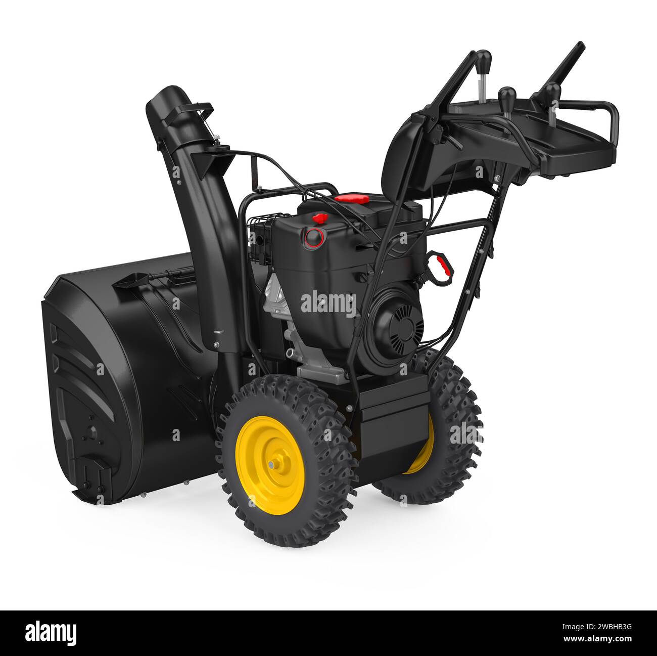 Snow Plow Equipment Isolated Stock Photo - Alamy