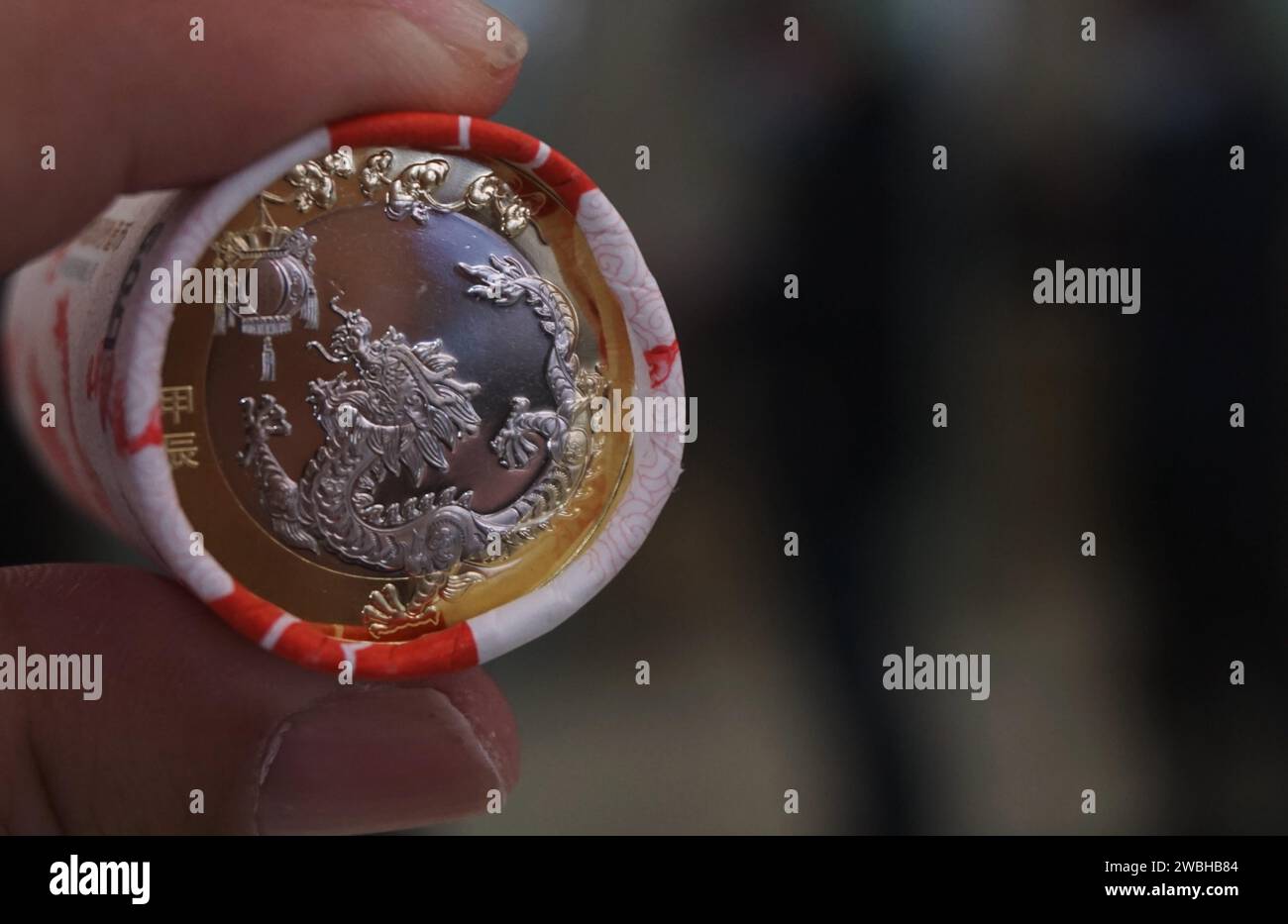 The 2024 New Year commemorative coins are issued in Hangzhou City, east ...
