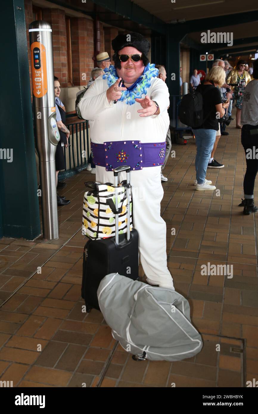Sydney, Australia. 10th January 2024. 2024 NSW TrainLink Elvis Express ...