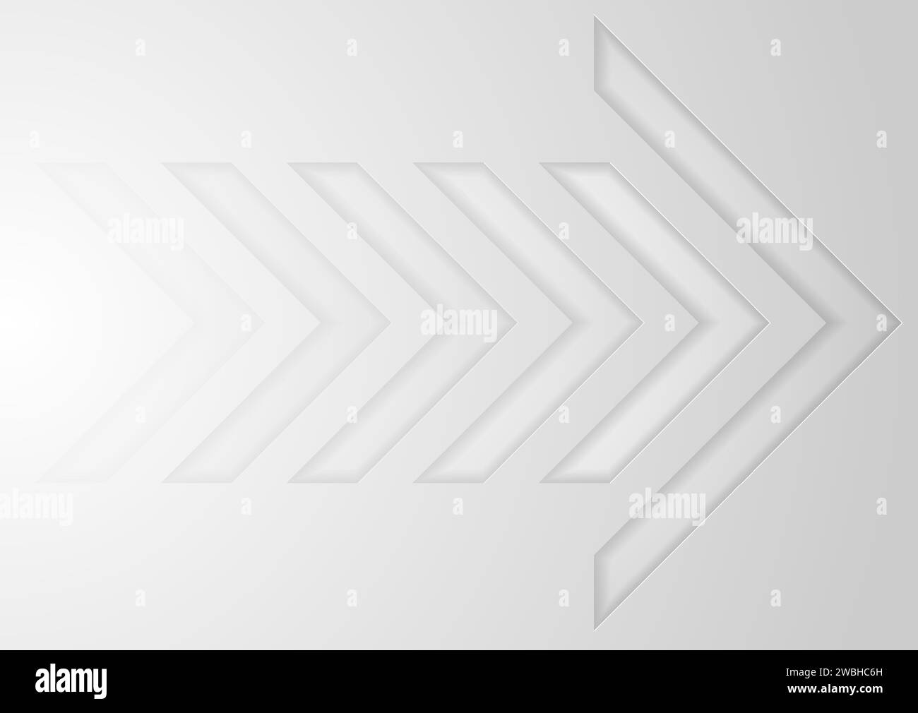 Grey tech arrows abstract minimal background. Vector graphic design ...