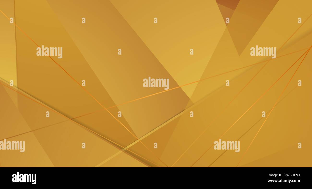 Shiny golden lines and stripes abstract geometric background. Vector ...