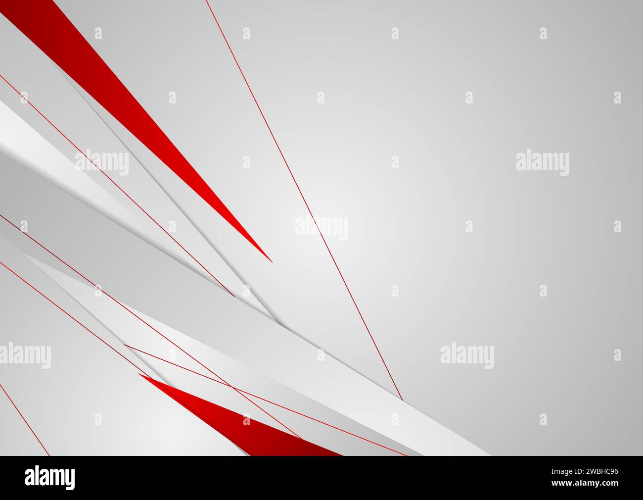 High contrast red and grey abstract corporate background. Vector ...