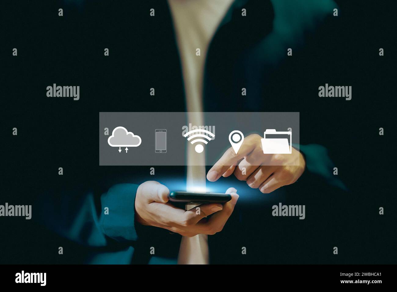 cloud storage technology Electronic backup Stock Photo - Alamy