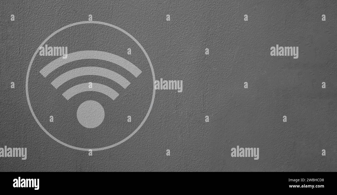 Wifi hotspot wall hi-res stock photography and images - Alamy