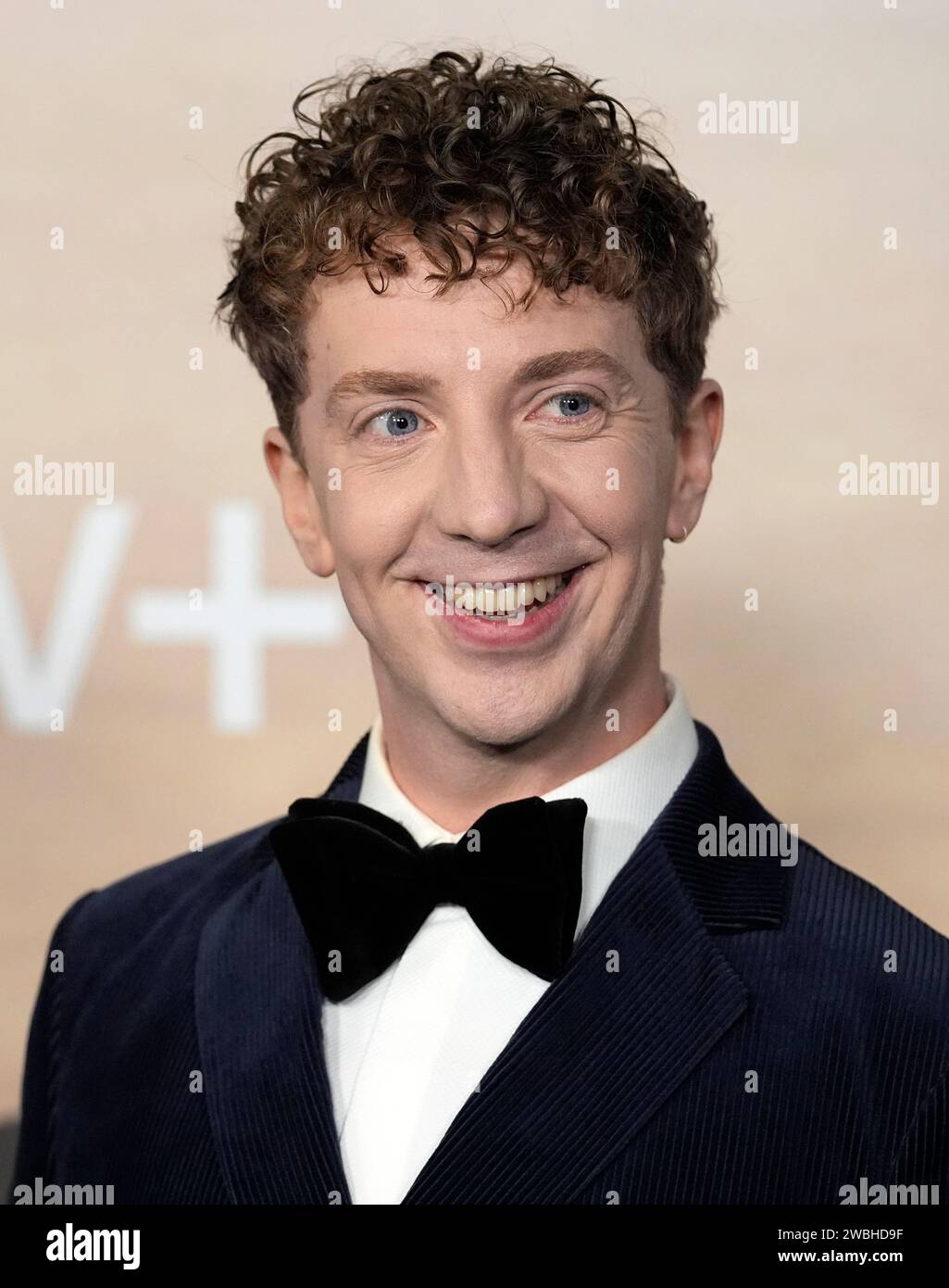 Matt Gavan poses at the world premiere of "Masters of the Air ...