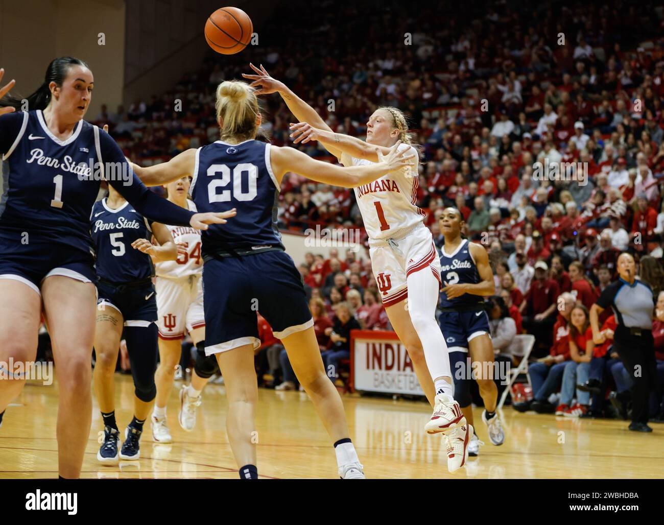 Bloomington, United States. 10th Jan, 2024. Indiana Hoosiers guard ...