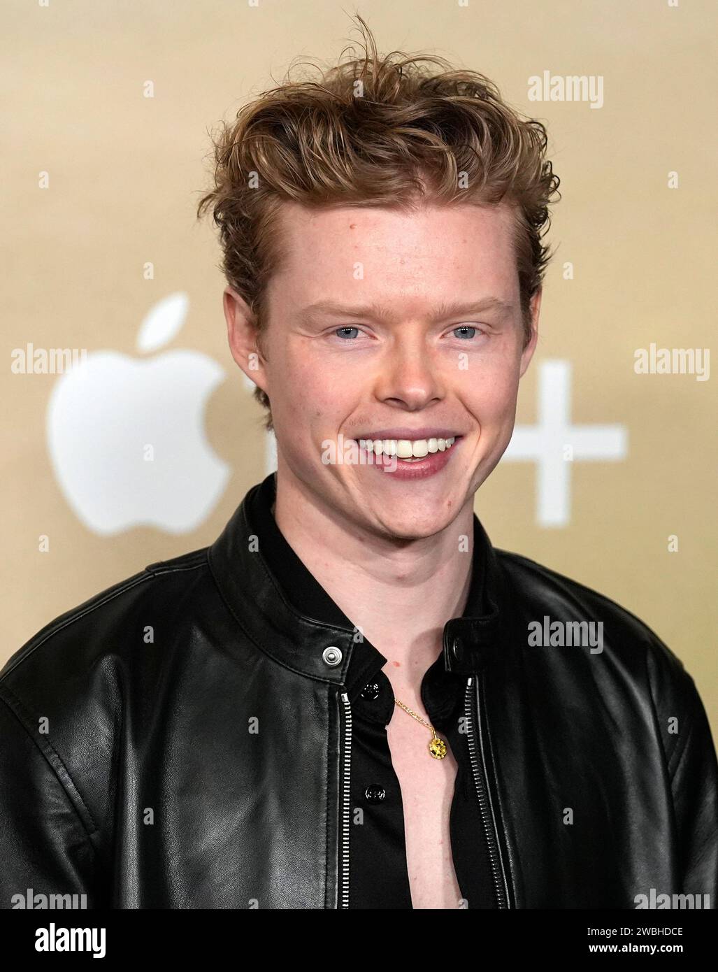 Kai Alexander poses at the world premiere of "Masters of the Air ...