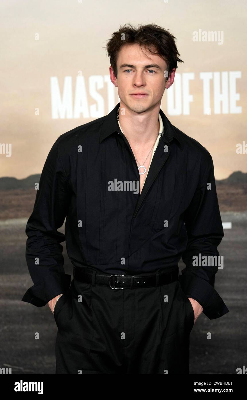 Ben Radcliffe poses at the world premiere of "Masters of the Air ...