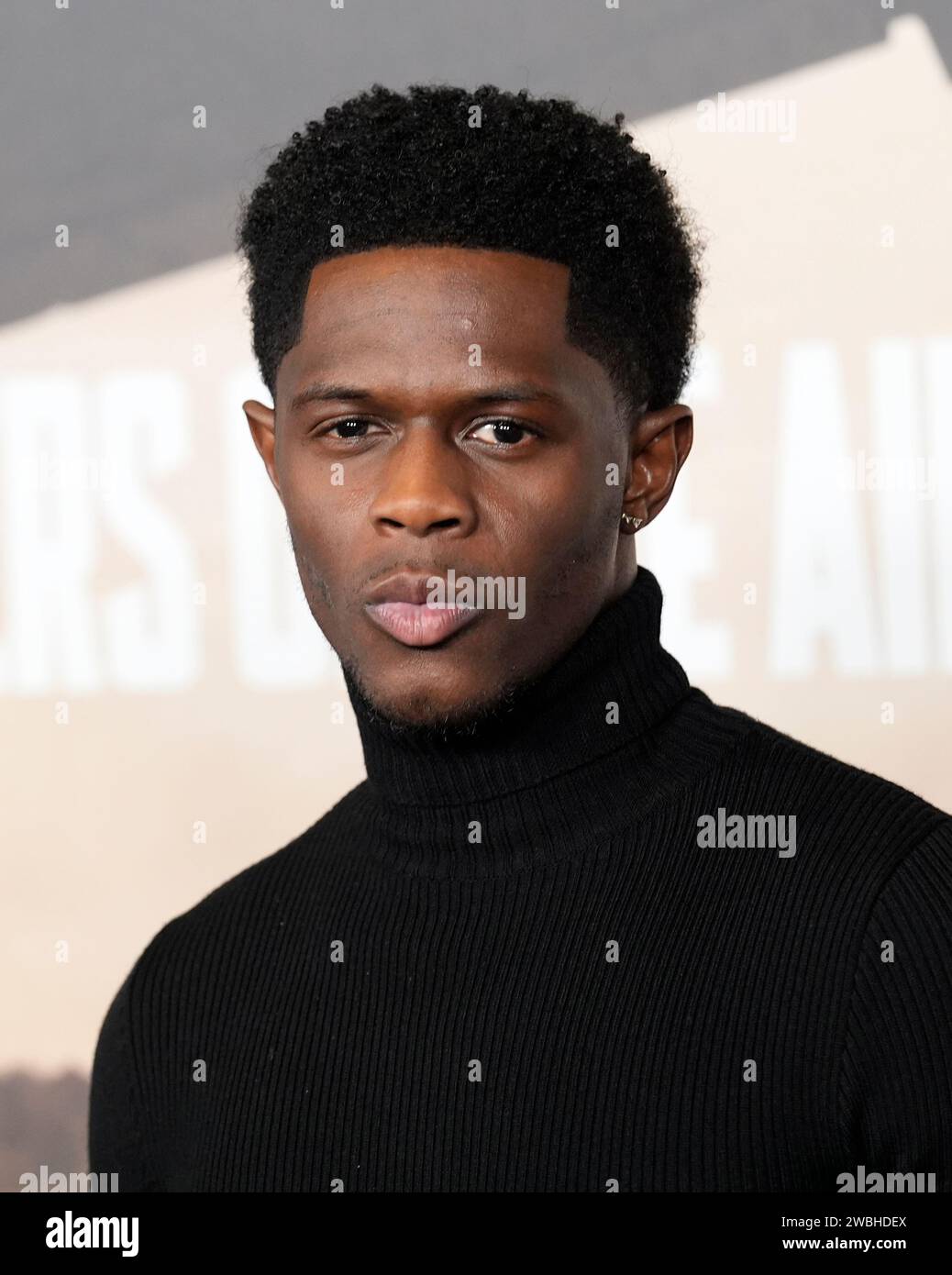 Josiah Cross poses at the world premiere of "Masters of the Air ...