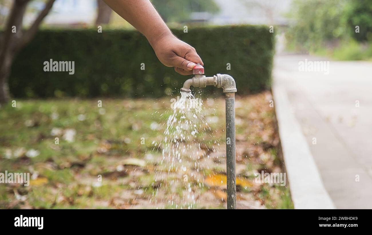 Outside tap dripping hi-res stock photography and images - Alamy